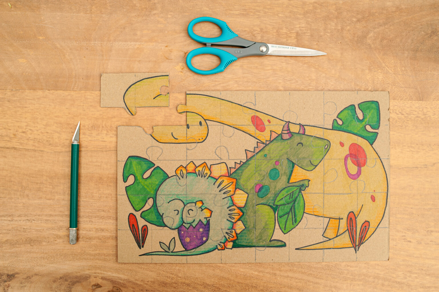 Aprende a hacer un puzzle con material reciclado para niños - Milbby ...